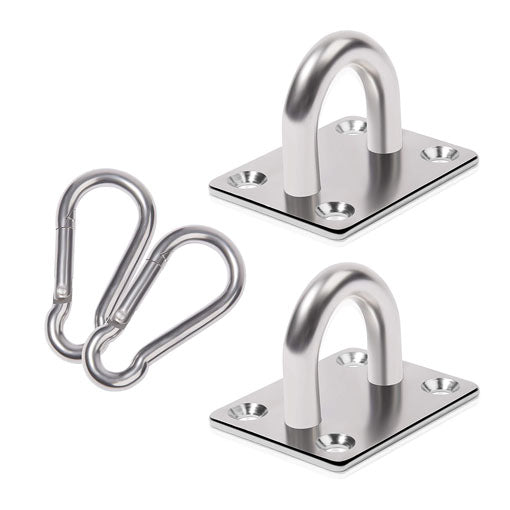 CarHomeDepot | Heavy Duty Steel Pad Eye Anchor & Snap Hooks ~ carhomedepot